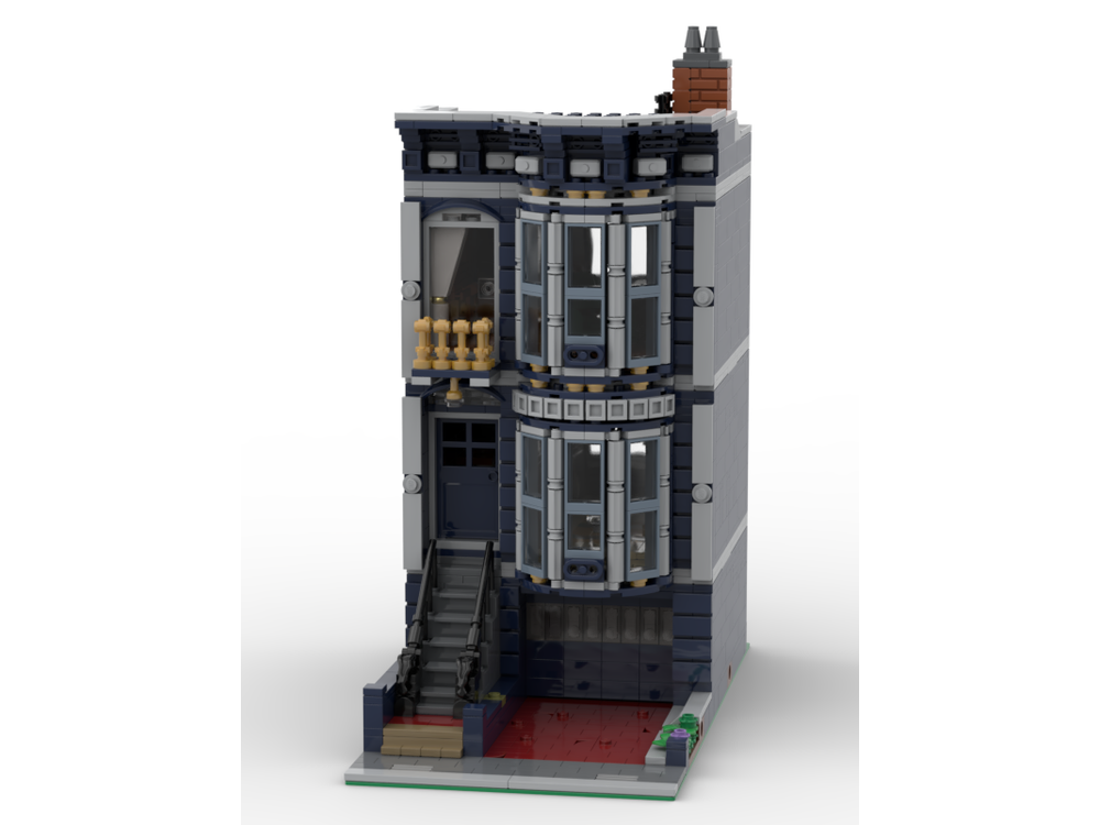 LEGO MOC Victorian Town House by Chricki | Rebrickable - Build with LEGO