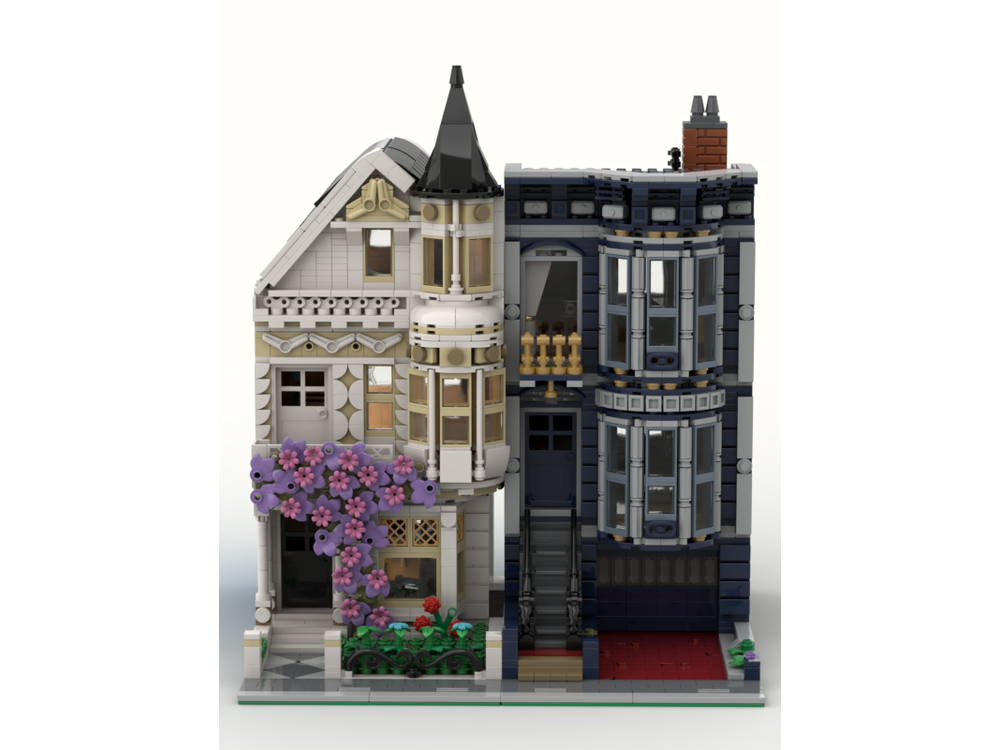 LEGO MOC Victorian Town House by Chricki | Rebrickable - Build with LEGO