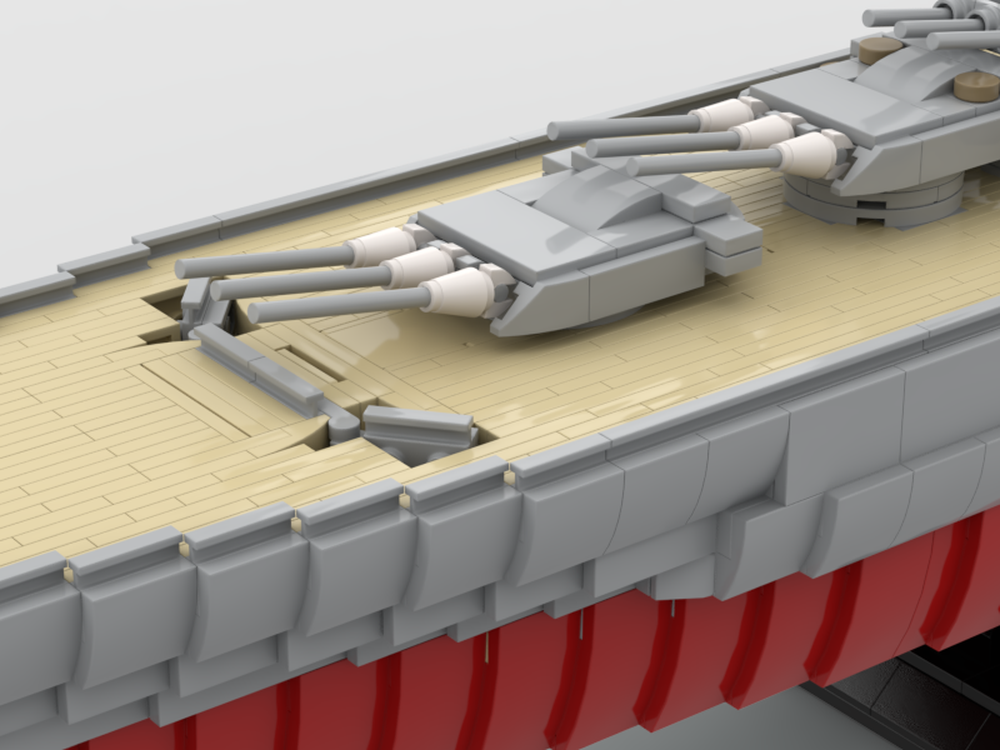 LEGO MOC IJN Yamato by BrickAddiction | Rebrickable - Build with LEGO
