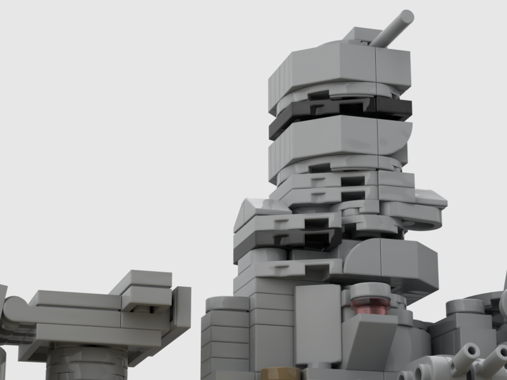 LEGO MOC IJN Yamato by BrickAddiction | Rebrickable - Build with LEGO