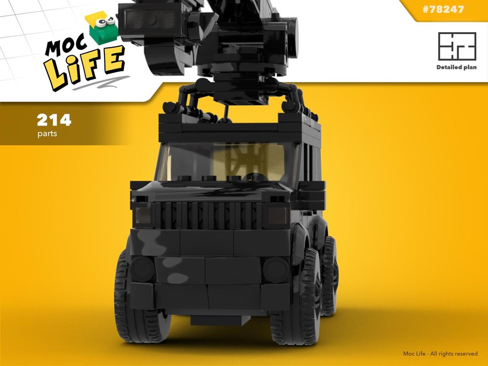LEGO MOC Jeep Grand Cherokee Trackhawk boom camera by MocLife ...