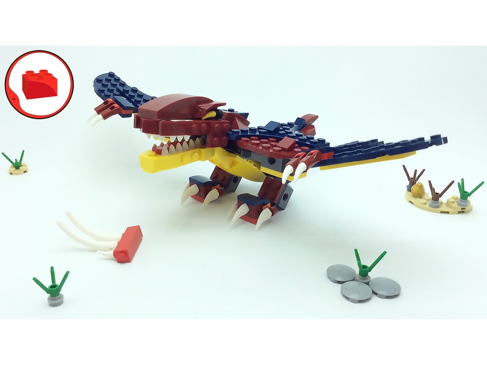 LEGO MOC Dimorphodon Dinosaur - Lego Creator 31102 set by Bricks Ideas ...