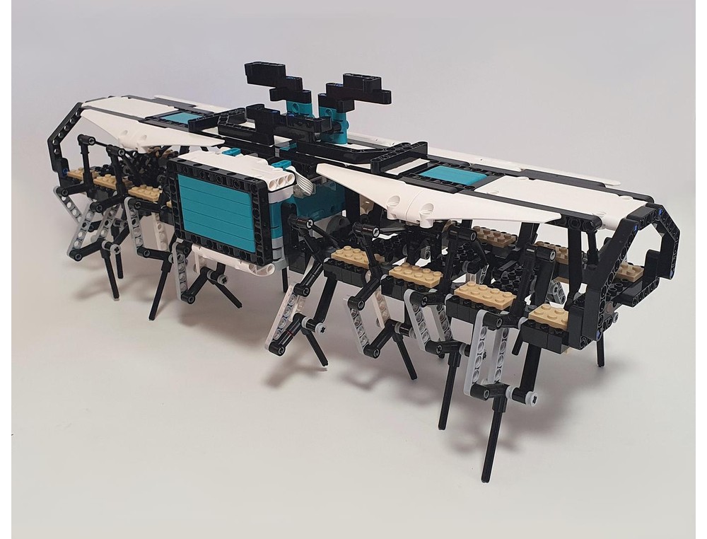 Lego Moc Robot Inventor Walker By Jemunoz0 Rebrickable Build With Lego