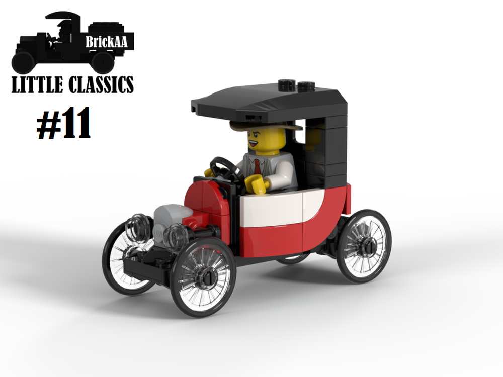 Lego Moc Little Classics 11 Red Car By Brickaa Rebrickable Build