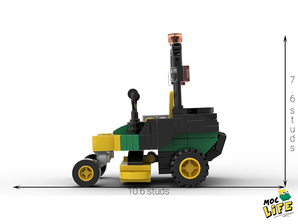 LEGO MOC-78328 John Deere zero turn lawn mower by MocLife | Rebrickable ...