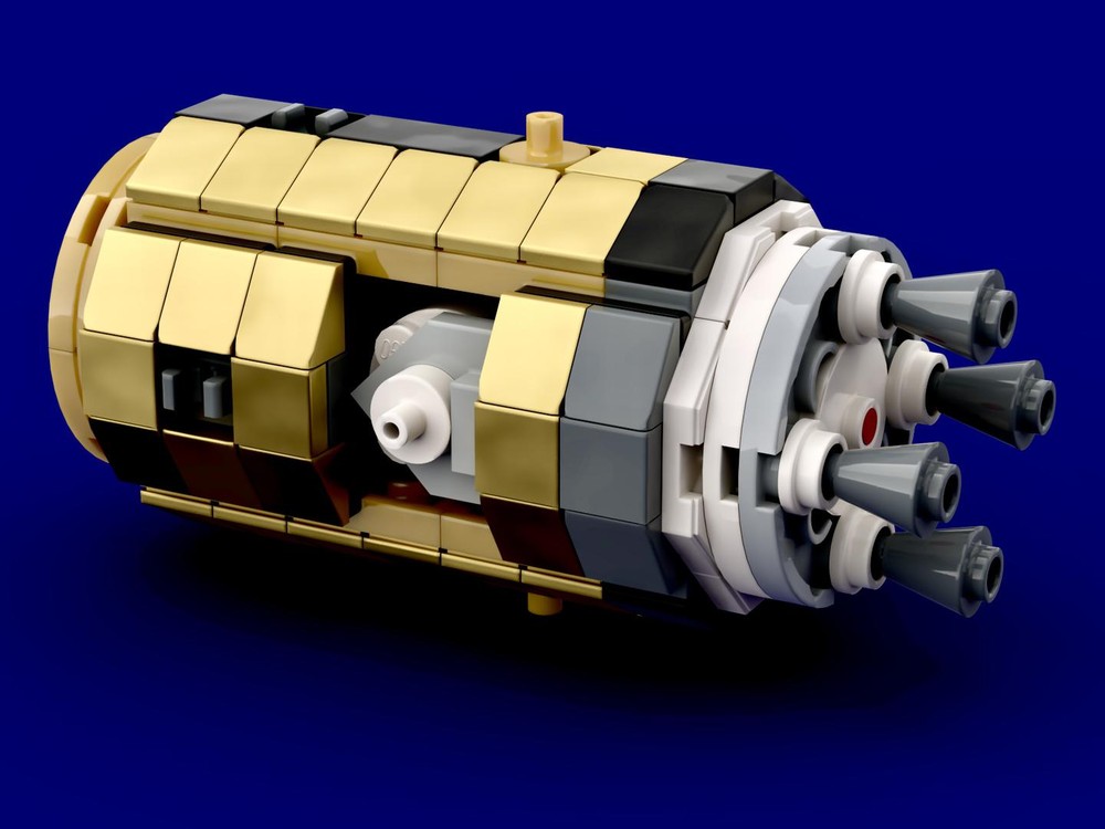Lego Moc H Ii Transfer Vehicle Saturn V 1110 Scale By Willm