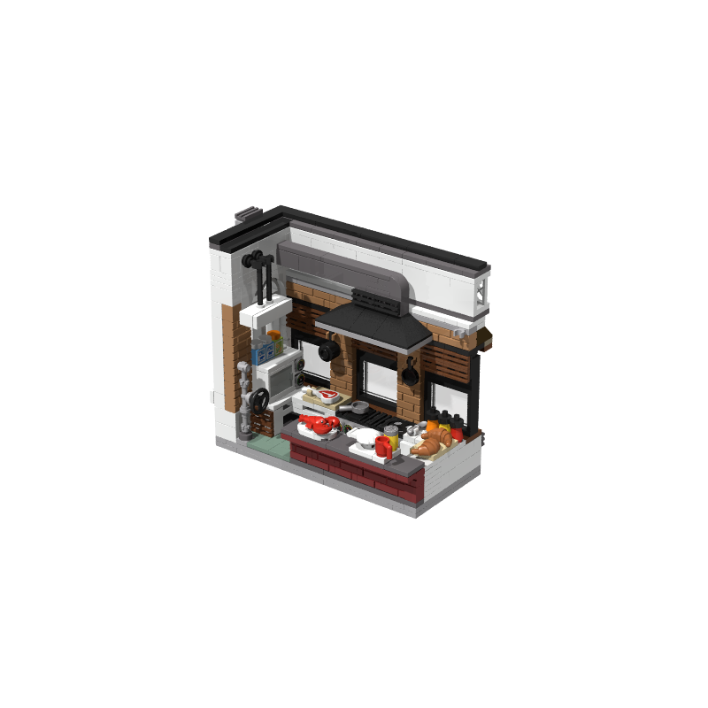 LEGO MOC Seafood Restaurant 'Flying Lobster' Modular by ohsojang ...