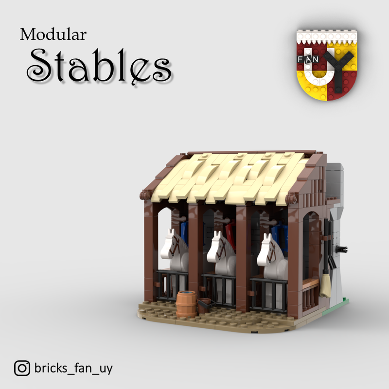 LEGO MOC Modular Stables by bricks_fan_uy | Rebrickable - Build with LEGO
