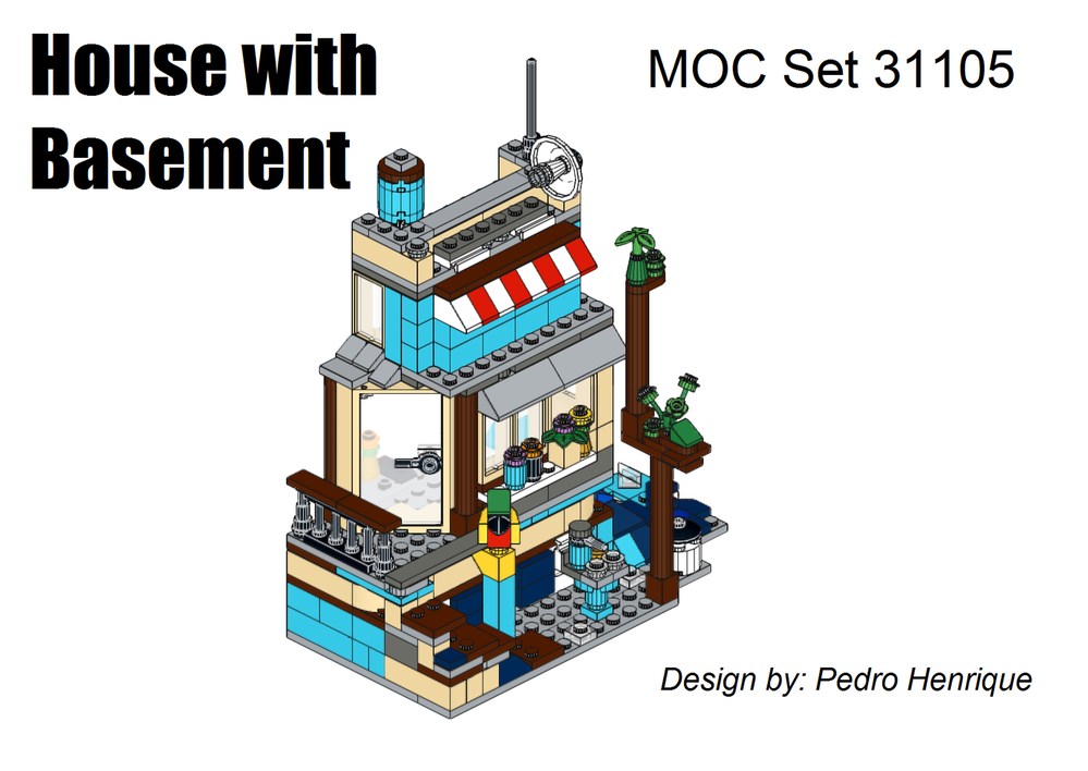 LEGO MOC House with Basement - MOC 31105 by Pedro_Henrique ...
