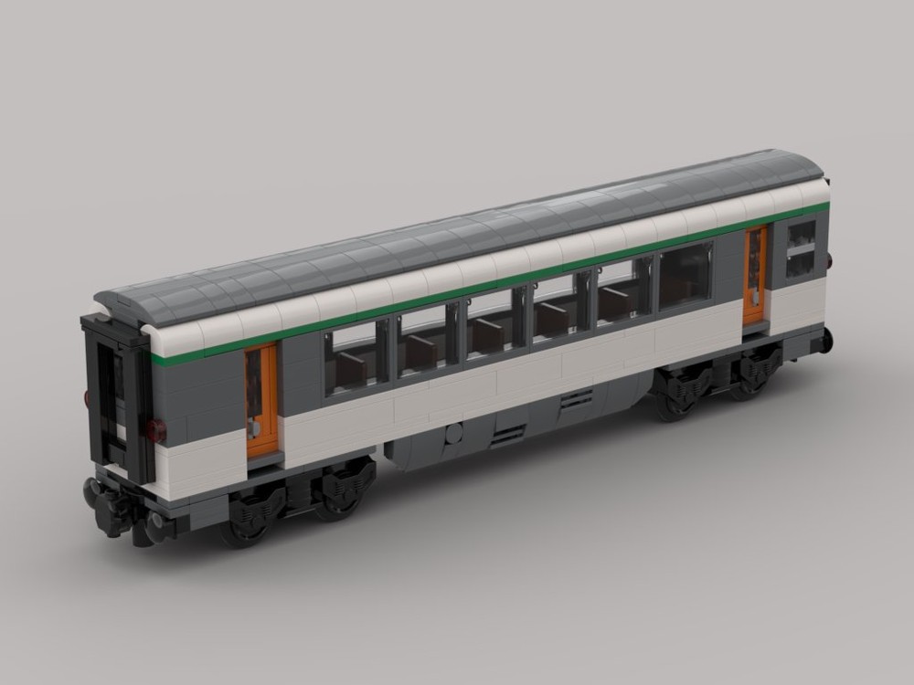 LEGO MOC Second class Corail passenger waggon series B from the SNCF by ...