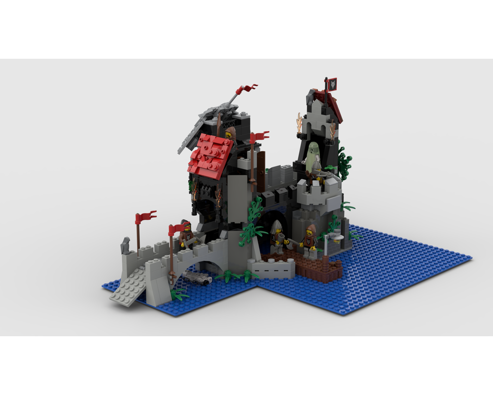 LEGO MOC Wolfpack enchanced Fortress by naiilo | Rebrickable - Build ...