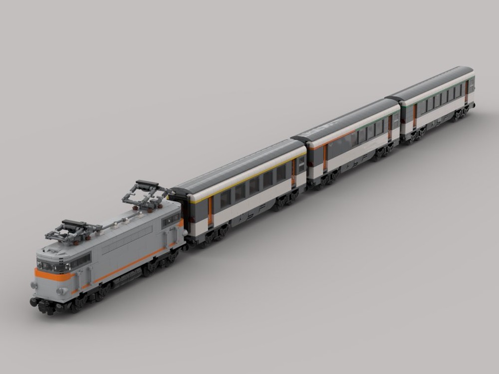 LEGO MOC SNCF BB9200 with three different Corail cars by Mario´s ...