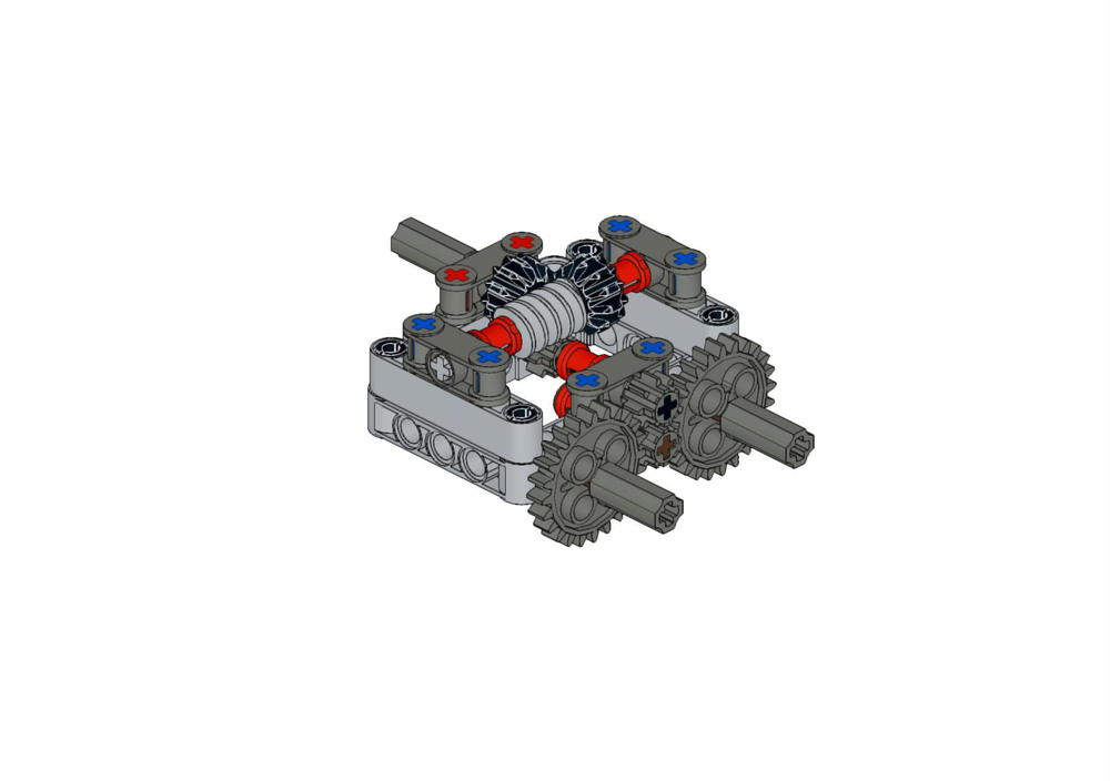 LEGO MOC simple 1 input and 2 output by technicrules42035 | Rebrickable ...