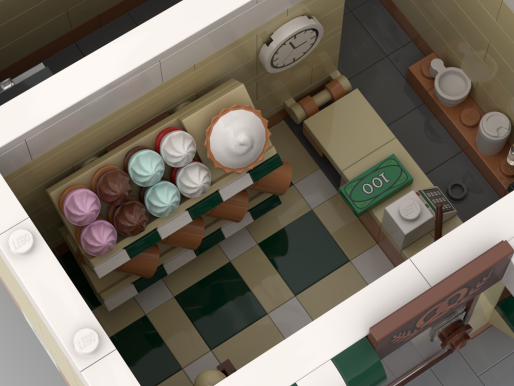 LEGO MOC Shopping Street Modular by KTBrickworks | Rebrickable - Build ...