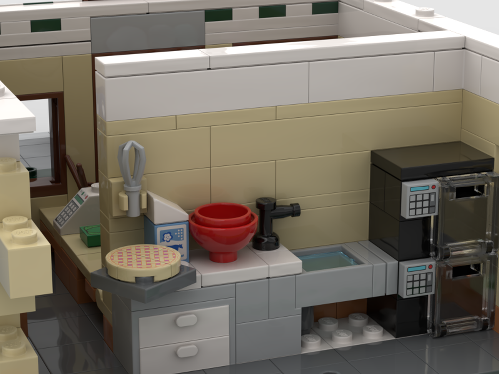 LEGO MOC Shopping Street Modular by KTBrickworks | Rebrickable - Build ...