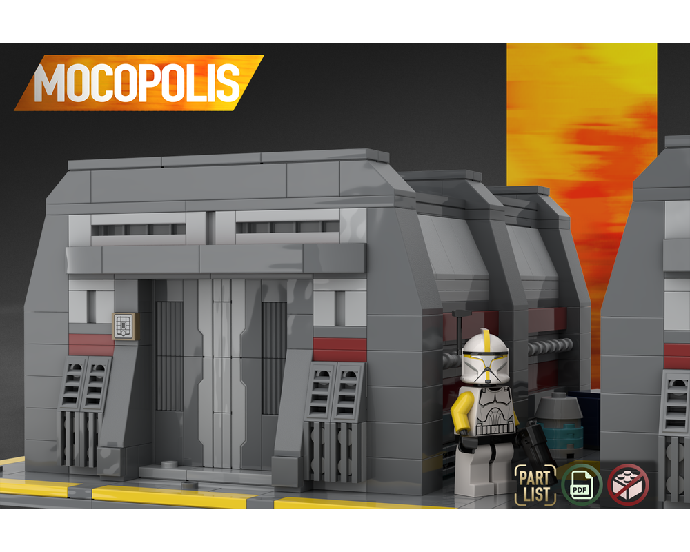 LEGO MOC SW Clone Base Barracks by MOCOPOLIS | Rebrickable - Build with ...