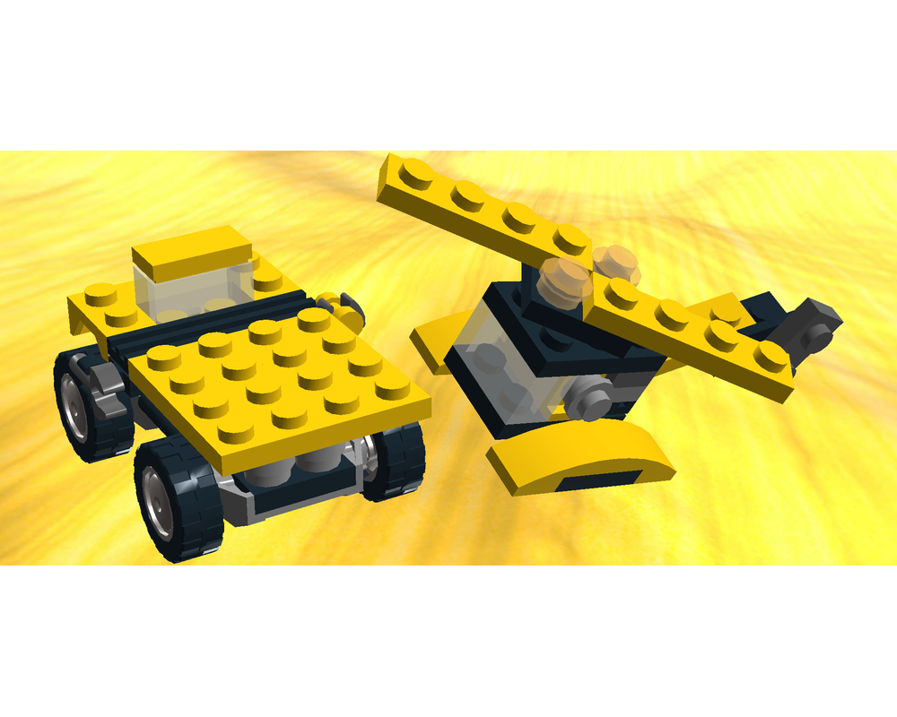 LEGO MOC 31041 alternate Helicopter and Transporter by TeagueO ...