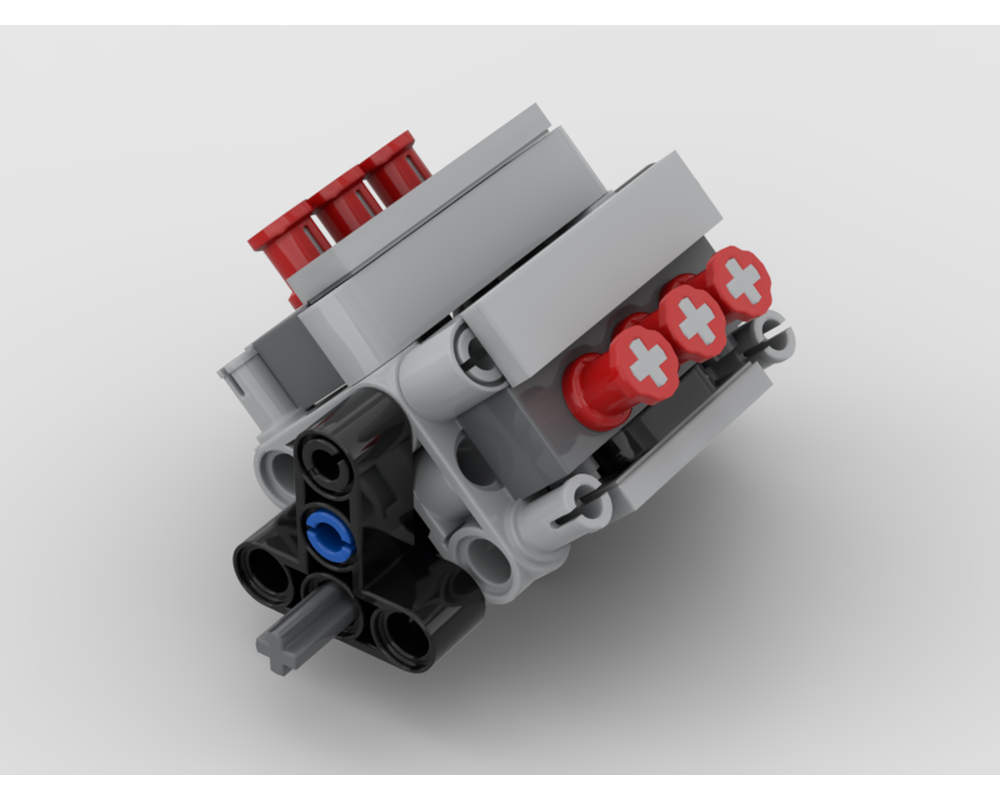 LEGO MOC compact V6 engine by przemoe | Rebrickable - Build with LEGO