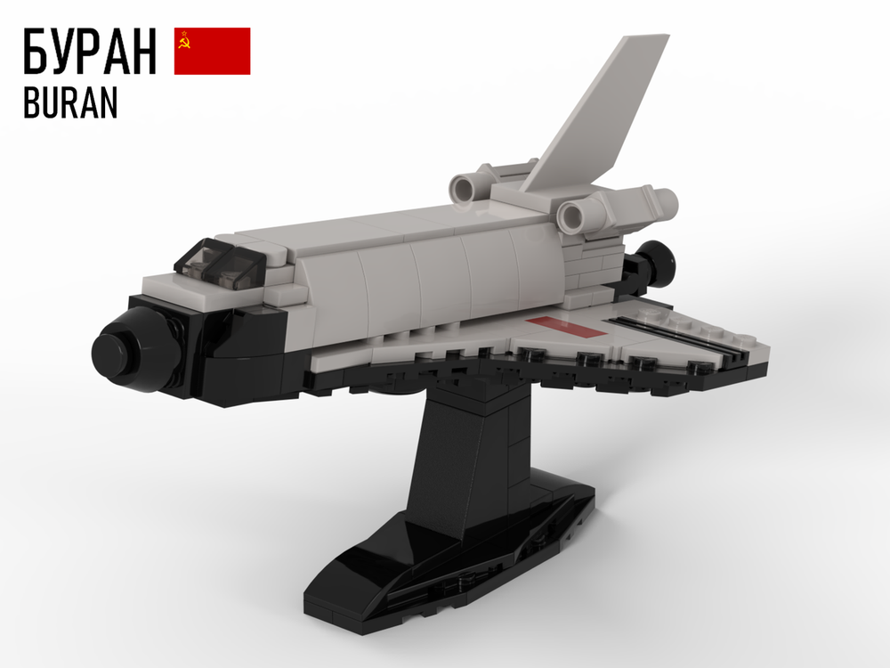 LEGO MOC Space Shuttle Buran 1:220 Scale by zodiac1155 | Rebrickable ...