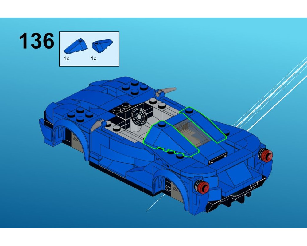 LEGO MOC Ford GT 2020 by klara_mocs | Rebrickable - Build with LEGO