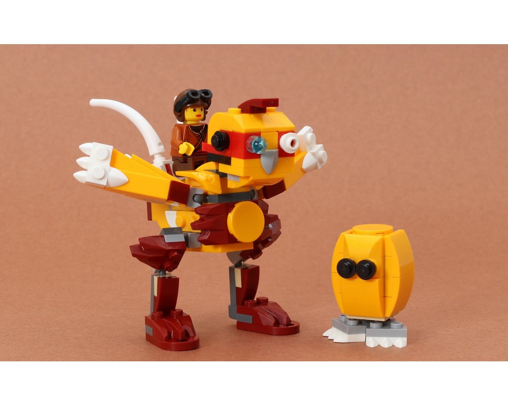LEGO MOC Mecha Chicken by JKBrickworks | Rebrickable - Build with LEGO