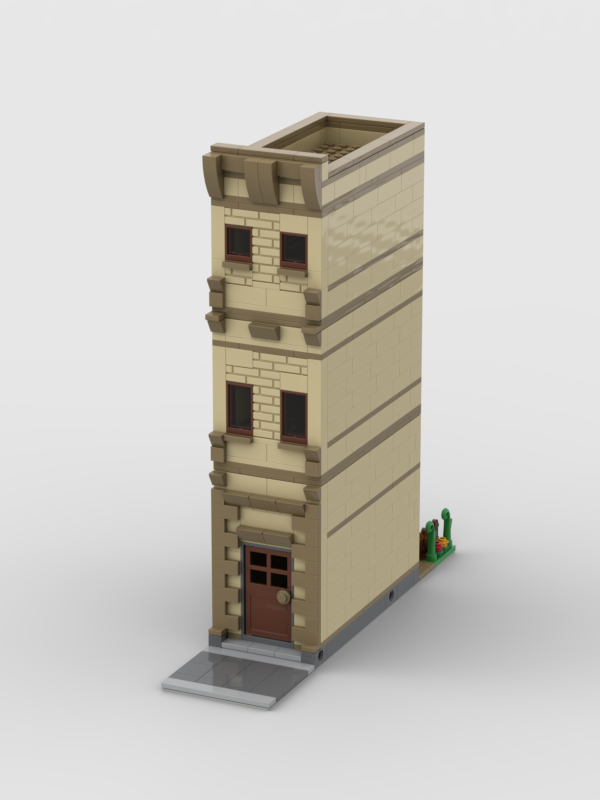 Lego Moc Modular Brooklyn House By Fooufii Rebrickable Build With