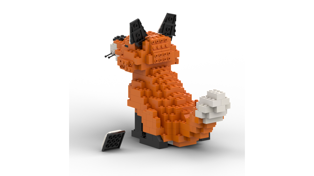 LEGO MOC FOX by PONCHOS CREATIONS | Rebrickable - Build with LEGO