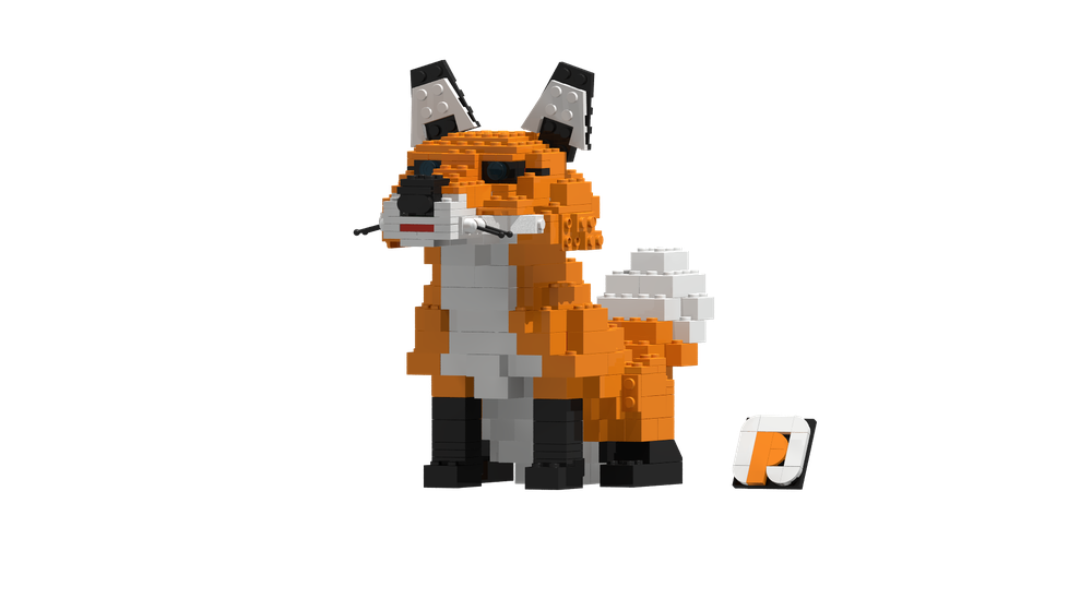 LEGO MOC FOX by PONCHOS CREATIONS | Rebrickable - Build with LEGO