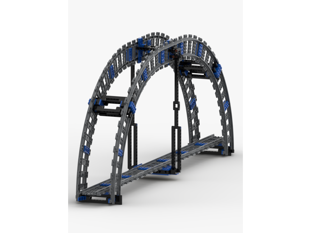LEGO MOC Archbridge with tracks by Sge | Rebrickable - Build with LEGO