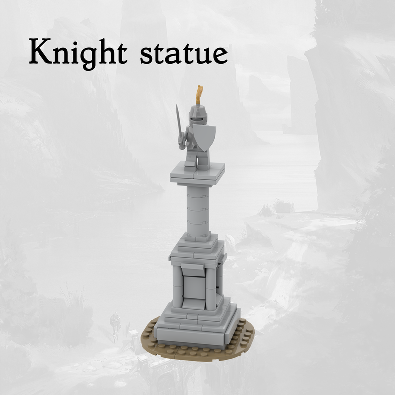 LEGO MOC Knight statue by peter.keith | Rebrickable - Build with LEGO
