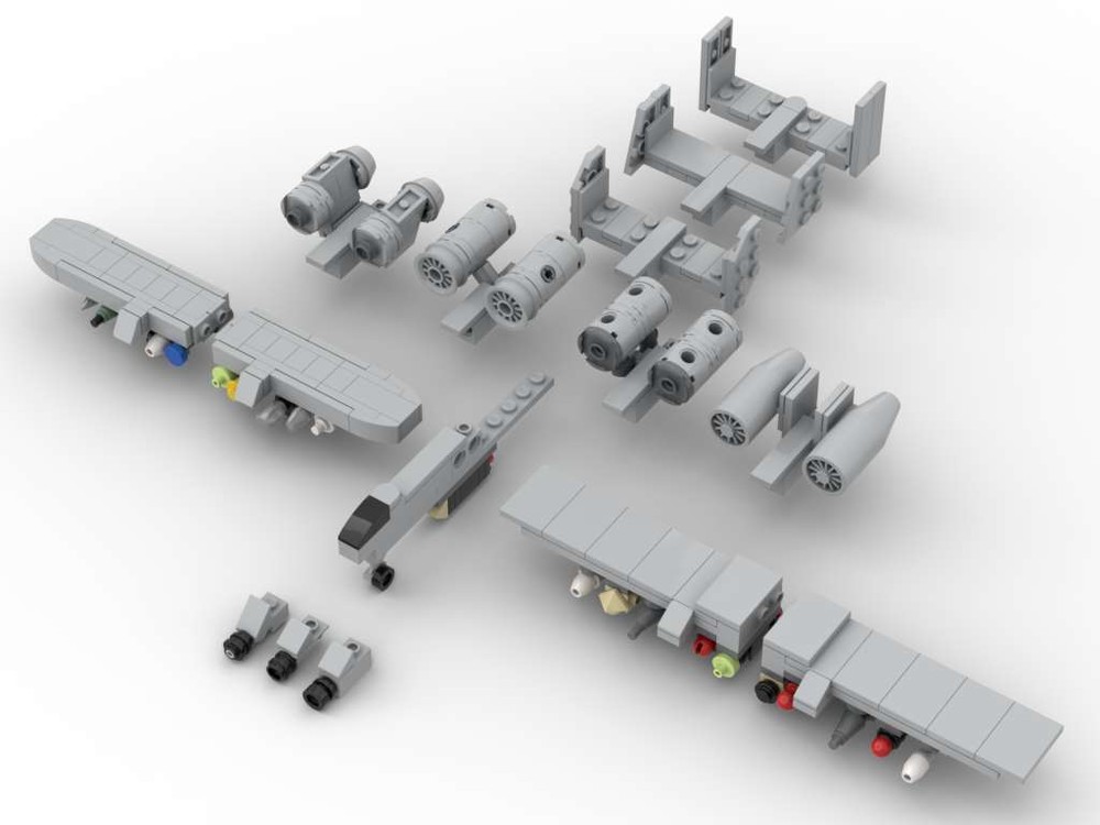 LEGO MOC A-10 Thunderbolt (''Warthog'') mini [modular] by meregt ...