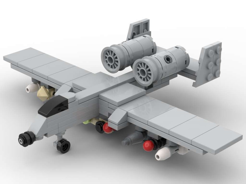 LEGO MOC A-10 Thunderbolt (''Warthog'') mini [modular] by meregt ...