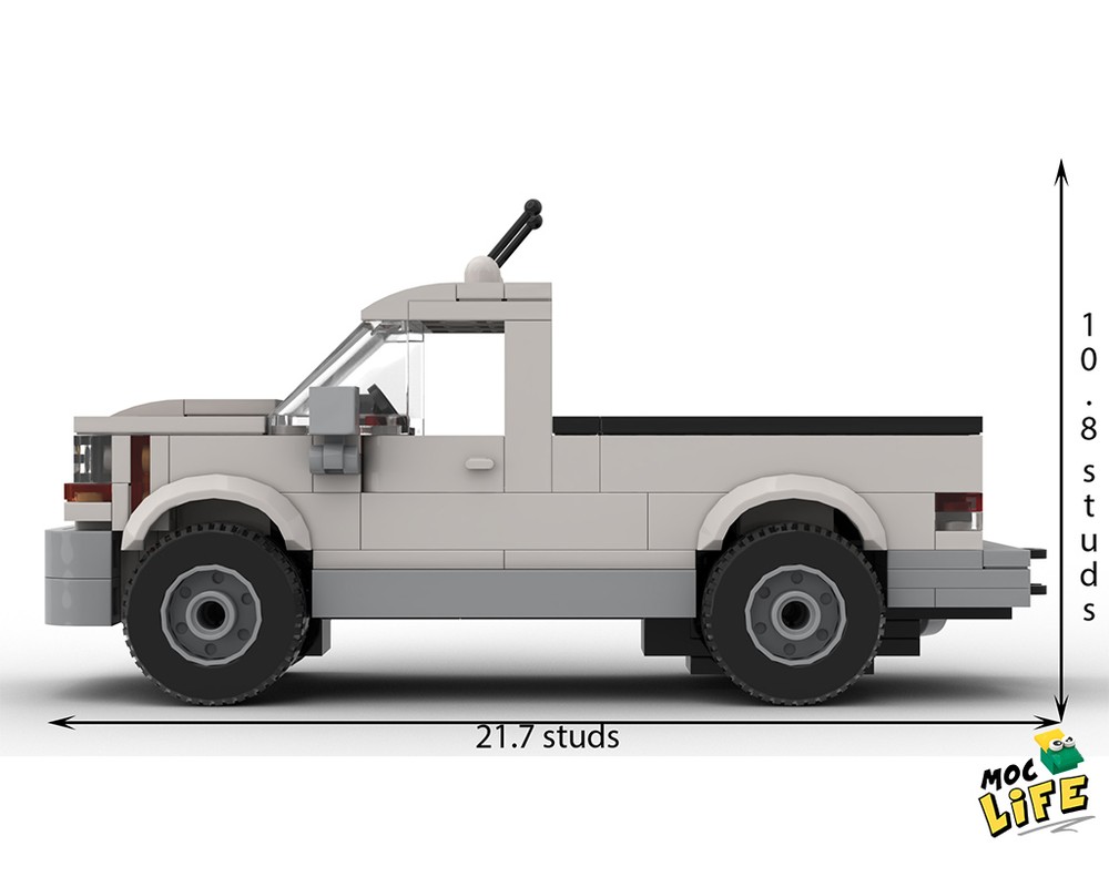 LEGO MOC Chevrolet K20 by MocLife | Rebrickable - Build with LEGO