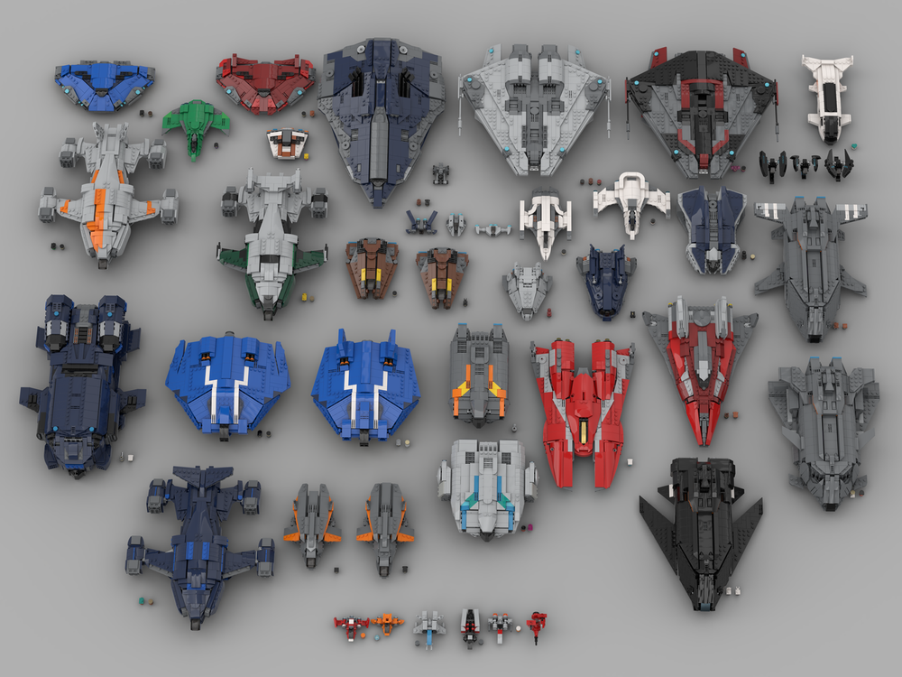 LEGO MOC 1:250 scale elite dangerous Type-7 by TheRealBeef1213 ...