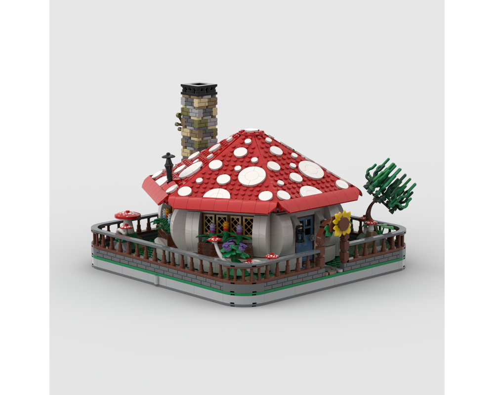 LEGO MOC Mushroom House by DreamWalker40 | Rebrickable - Build with LEGO
