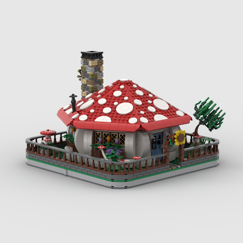 LEGO MOC Mushroom House by DreamWalker40 | Rebrickable - Build with LEGO