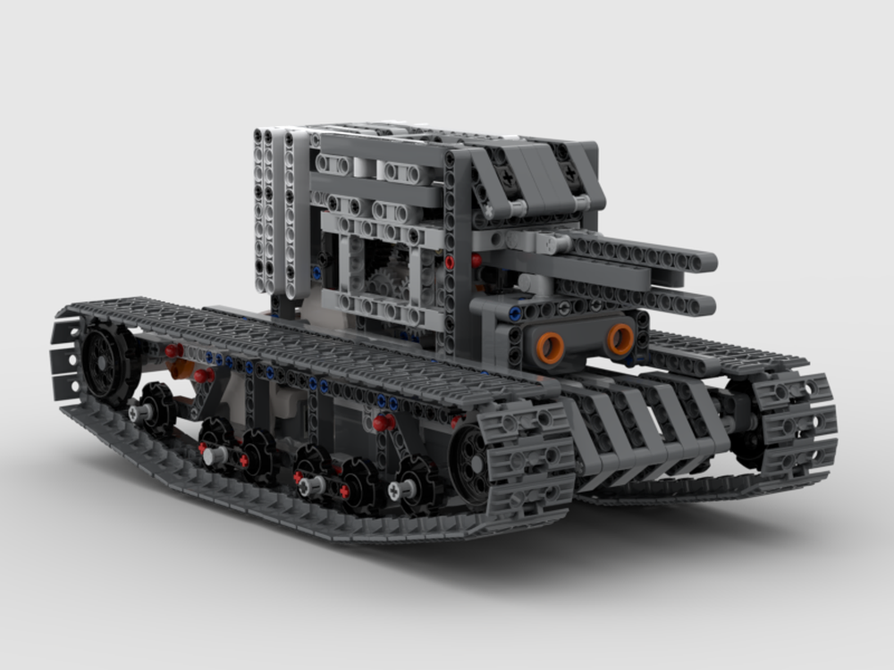 LEGO MOC Lego Mindstorms NXT KV-2 tank by StarchildLego | Rebrickable ...
