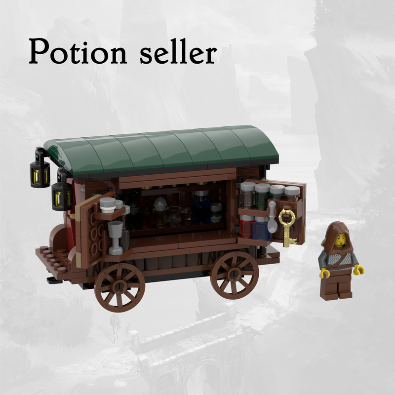 LEGO MOC Potion seller by peter.keith | Rebrickable - Build with LEGO
