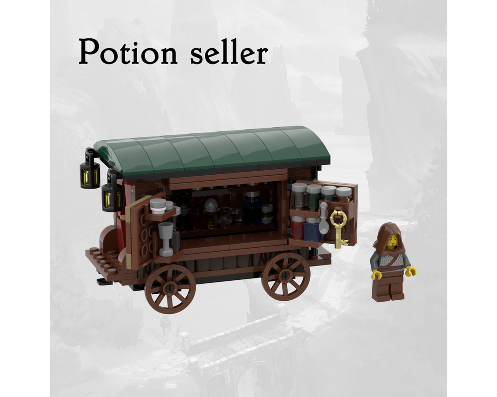 LEGO MOC Potion seller by peter.keith | Rebrickable - Build with LEGO