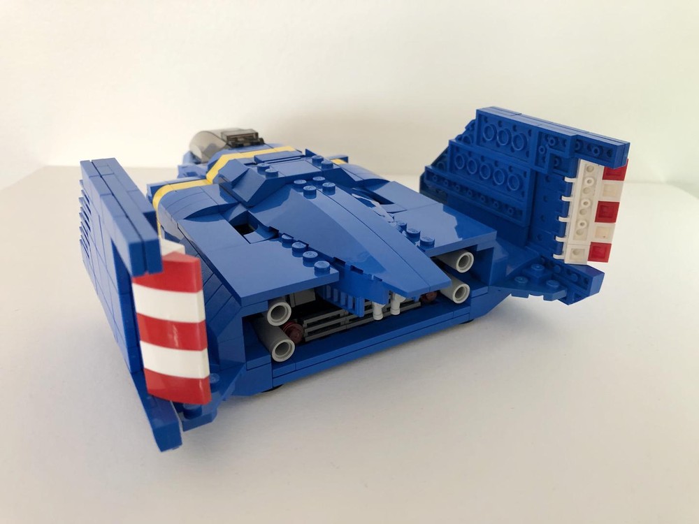 LEGO MOC Blue Falcon (F-Zero) by Celeri | Rebrickable - Build with LEGO