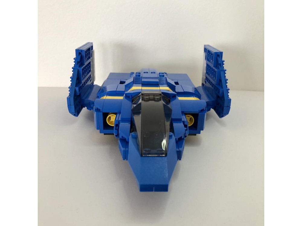 LEGO MOC Blue Falcon (F-Zero) by Celeri | Rebrickable - Build with LEGO