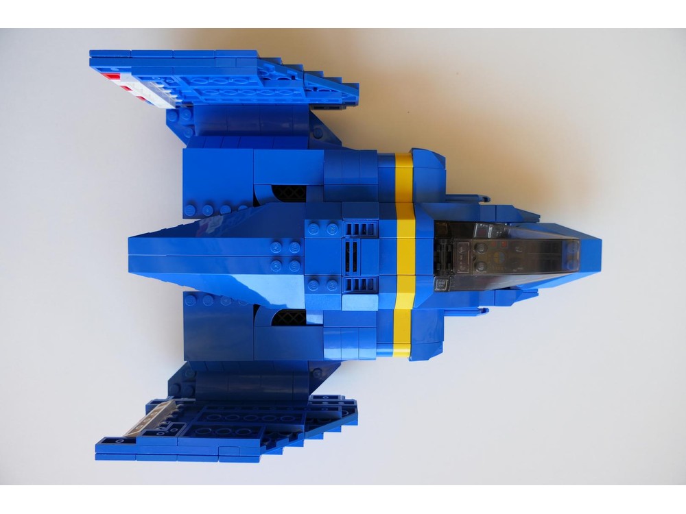 LEGO MOC Blue Falcon (F-Zero) by Celeri | Rebrickable - Build with LEGO