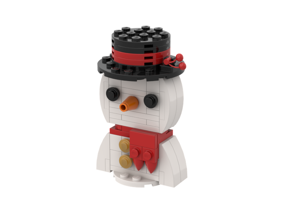 LEGO MOC Christmas Snowman by wycreation | Rebrickable - Build with LEGO