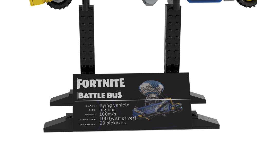 LEGO MOC Fortnite's The Battle bus by hrodas | Rebrickable - Build with ...