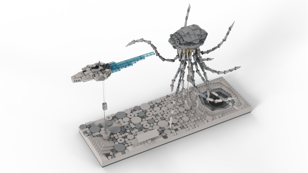 LEGO MOC Micro Kessel Run : M.Falcon & summa-verminoth by jellco ...