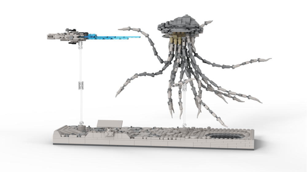 LEGO MOC Micro Kessel Run : M.Falcon & summa-verminoth by jellco ...