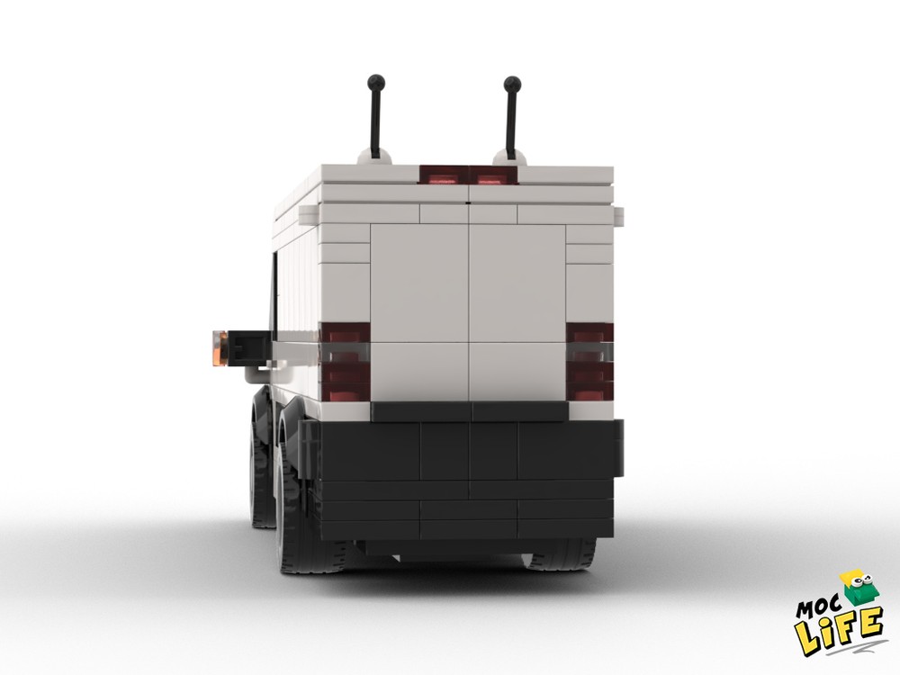 LEGO MOC Ford Transit 250 by MocLife | Rebrickable - Build with LEGO