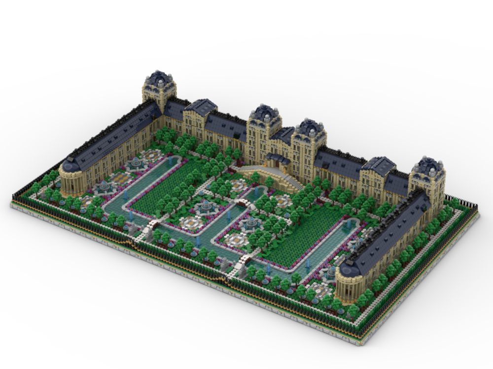 Lego Moc Micromodular Palace 3 By Serenity Rebrickable Build With Lego