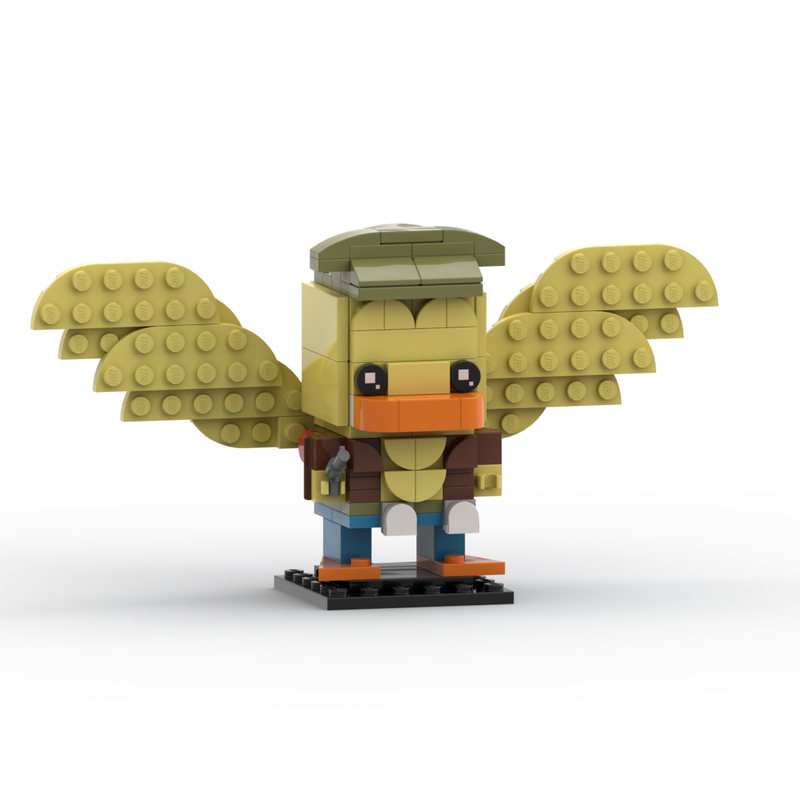 LEGO MOC Ace Duck Brickheadz by polecat89 | Rebrickable - Build with LEGO