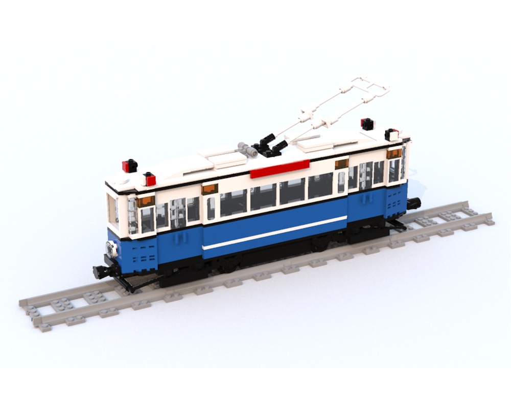 LEGO MOC Amsterdam Blue Tram Motorcar by jokey02 | Rebrickable - Build ...